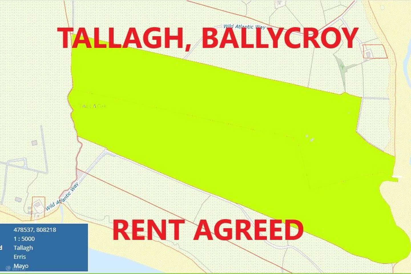 Commercial property for rent in Tallagh & Annagh Island, Ballycroy, Co ...